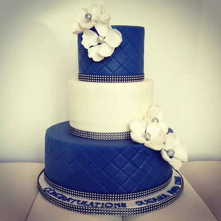 Tortas De Boda Con Temática Navideña Azul Tortas De Boda En Lima